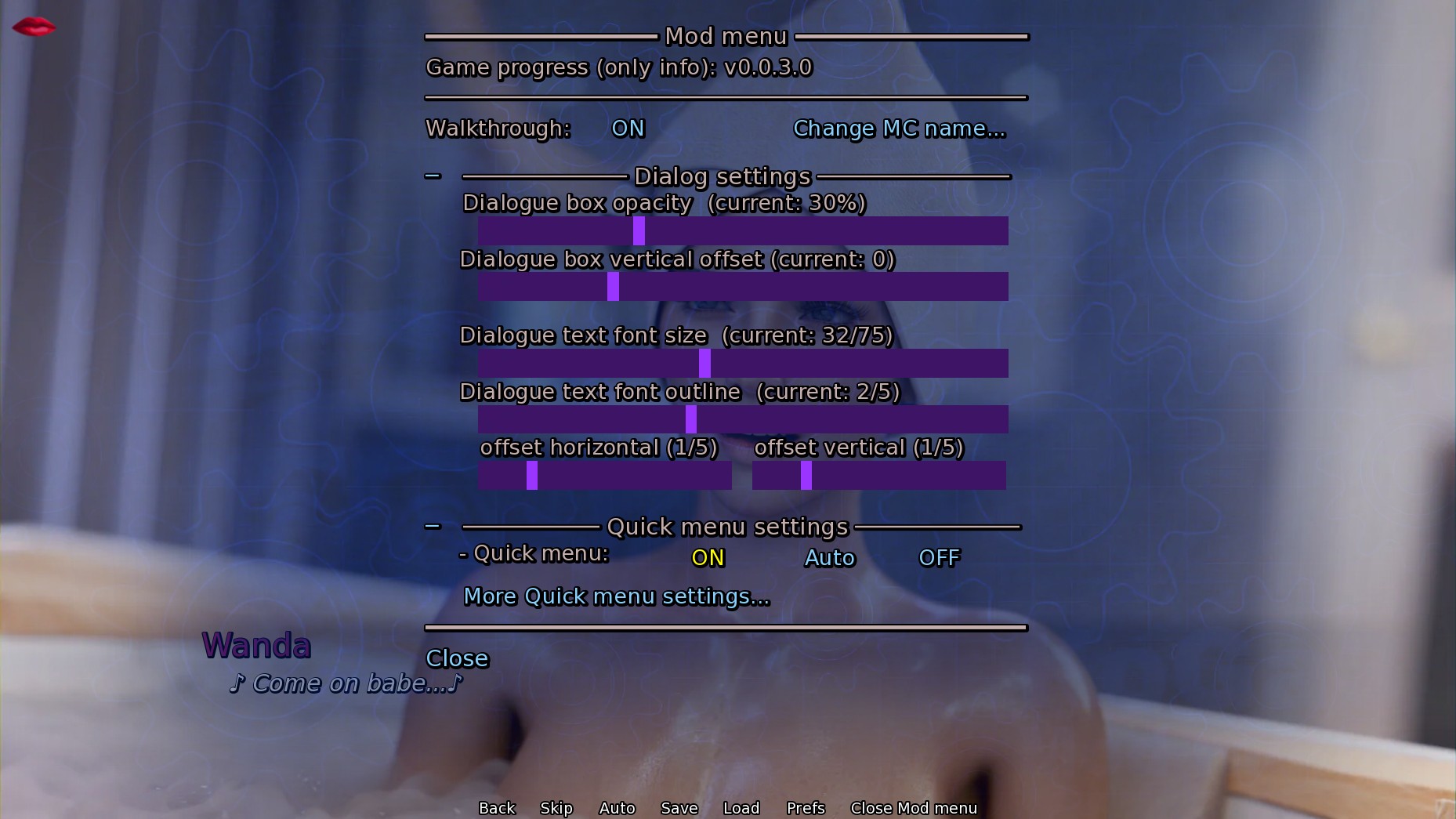 Mod update for the game “Ms. Denvers” – KoGa3